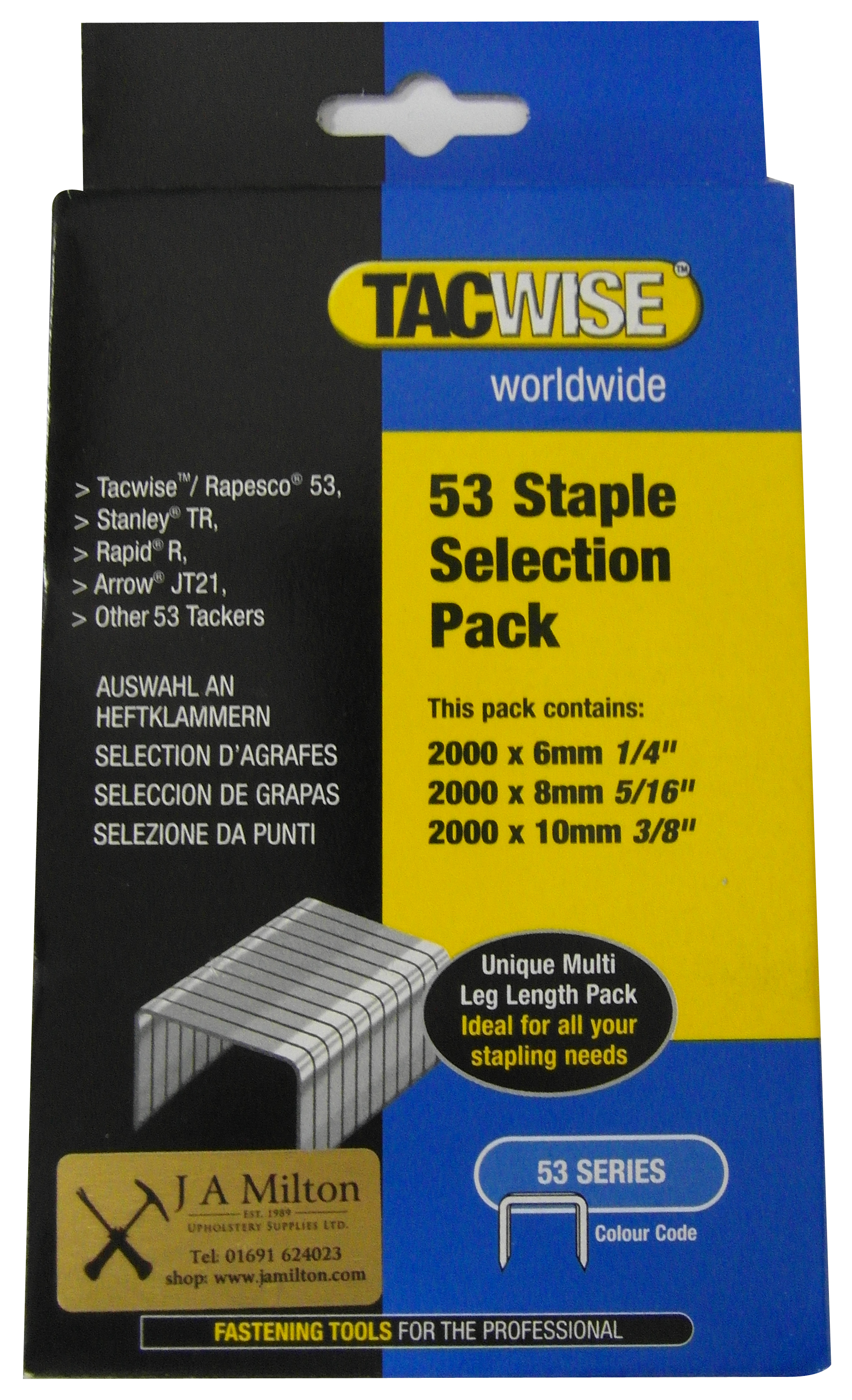 53 Series Staple Selection Pack - J A Milton