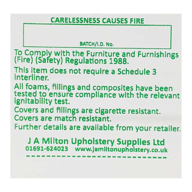 Carelessness Causes Fire - Adhesive Labels | J A Milton