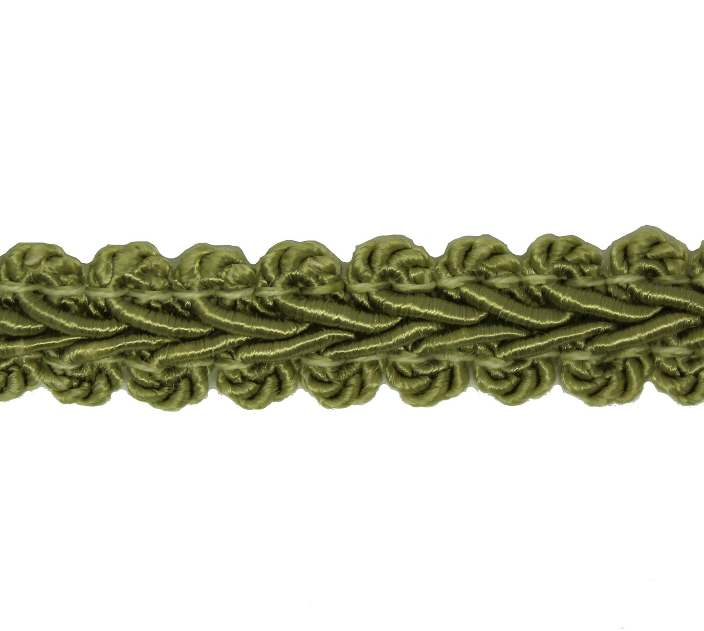 Light Green Quill Upholstery Braid | J A Milton