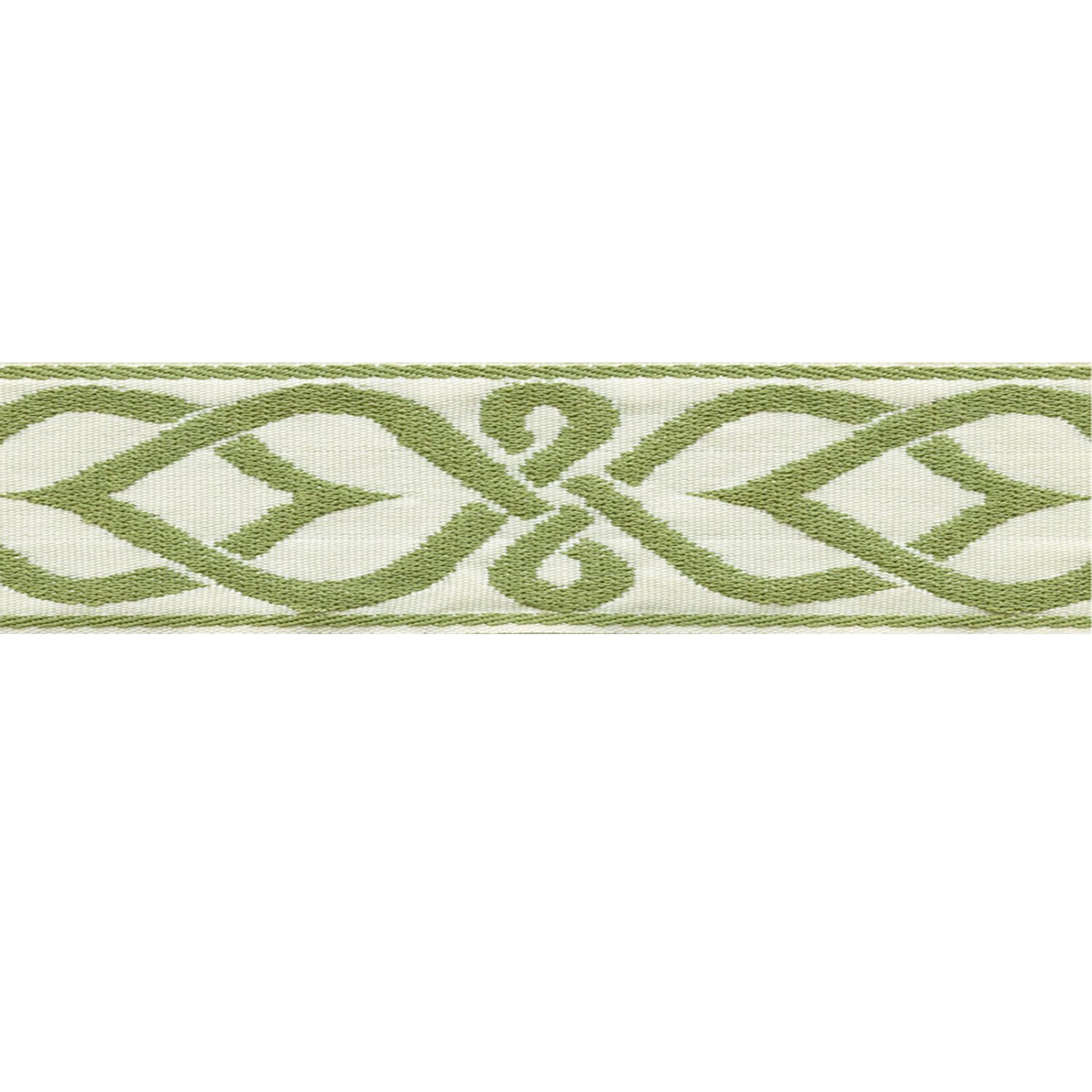 Leaf Green Teardrop Upholstery Braid | J A Milton