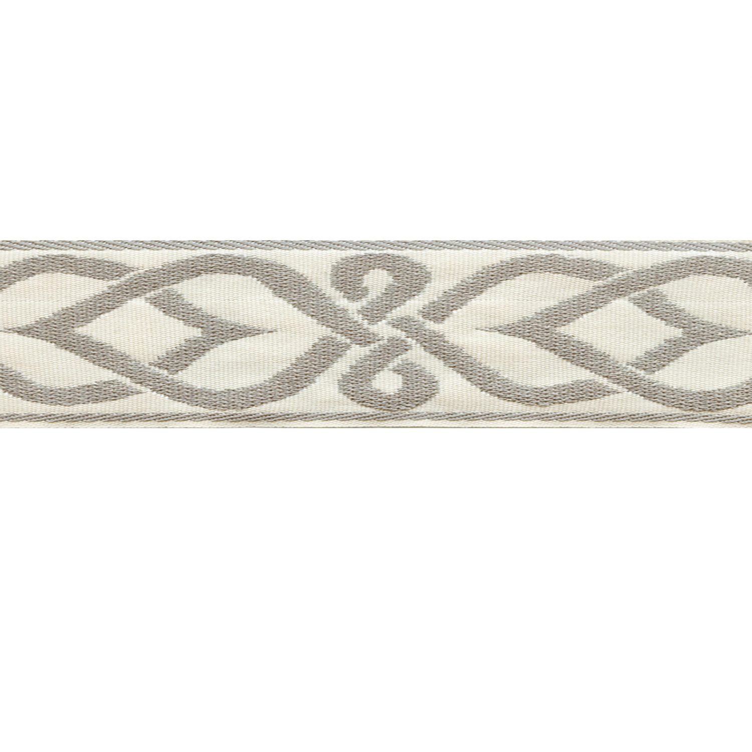 Silver Teardrop Upholstery Braid | J A Milton