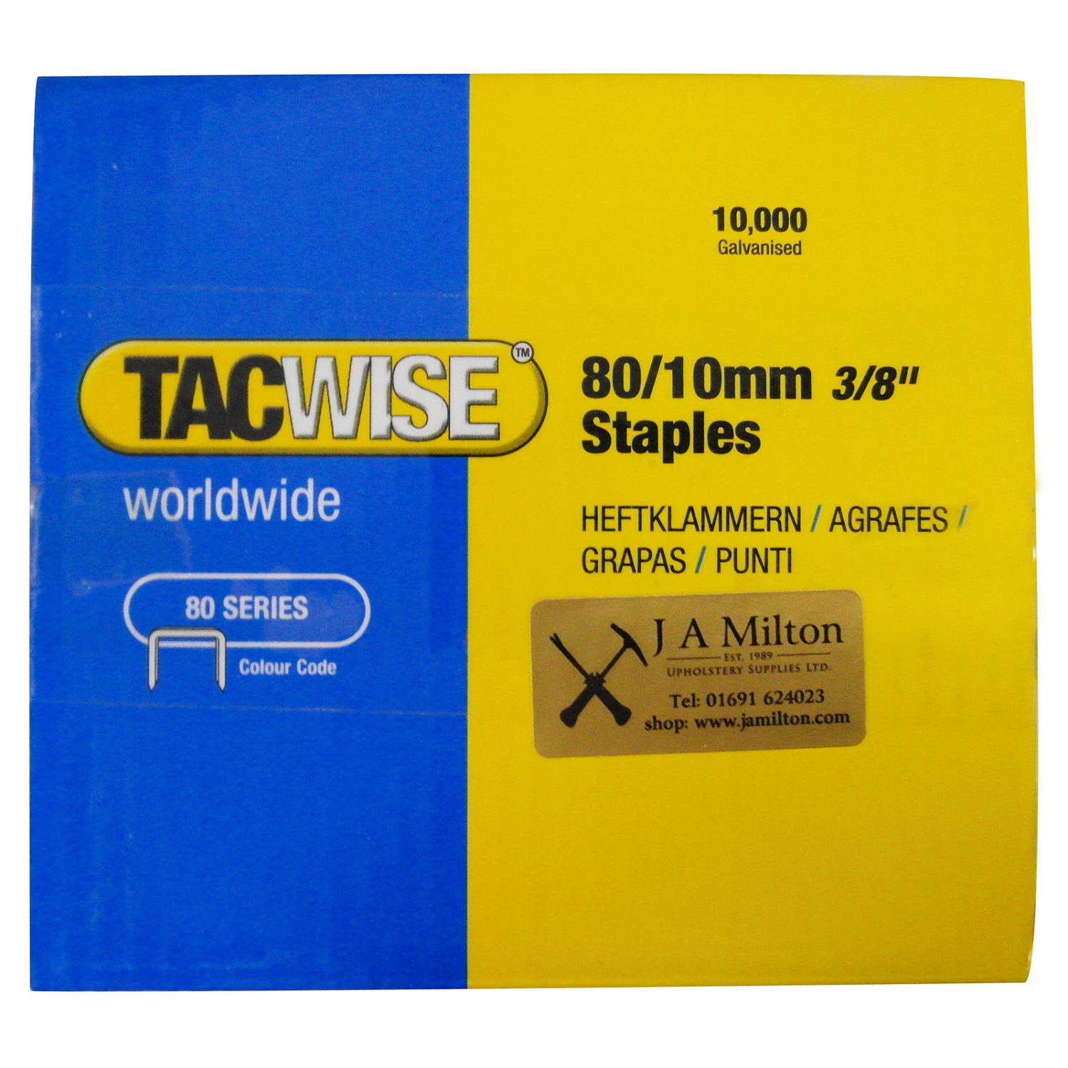 80 Series Staples | J A Milton